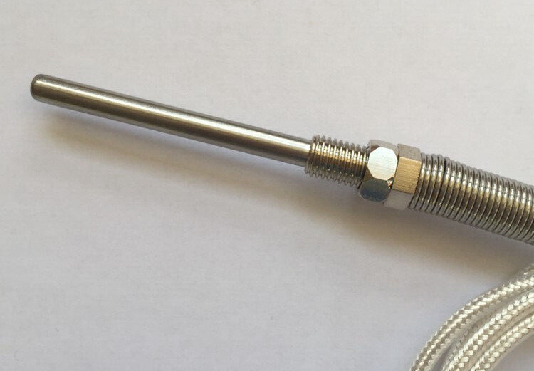 RTD PT100 Temperature Sensor DUPLEX Three-Wire Stainless Steel Probe ...