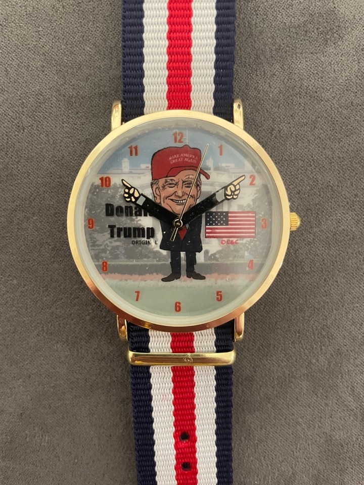 President Donald J. Trump Collectible Caricature Watch | eBay