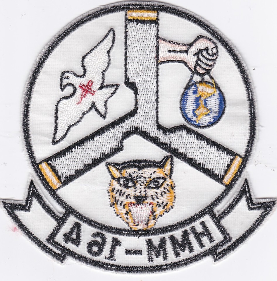 USMC,Marine Corps Patch,Marine Medium Tiltrotor Squadron 164, HMM-164 ...