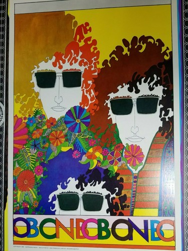 BOB DYLAN BOB ON BOB NBC PROMO VINTAGE 1968 POSTER By Richard Moffat ...