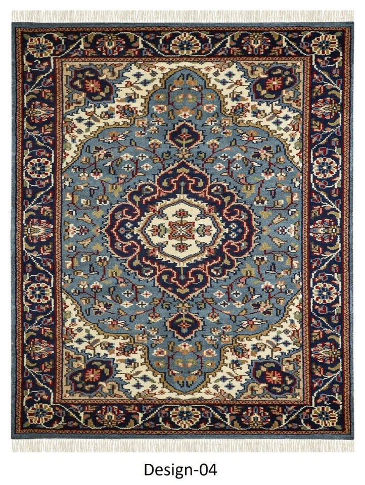 Multicolor Oriental Area Rug Wool Hand Knotted Carpet Parisian Living ...