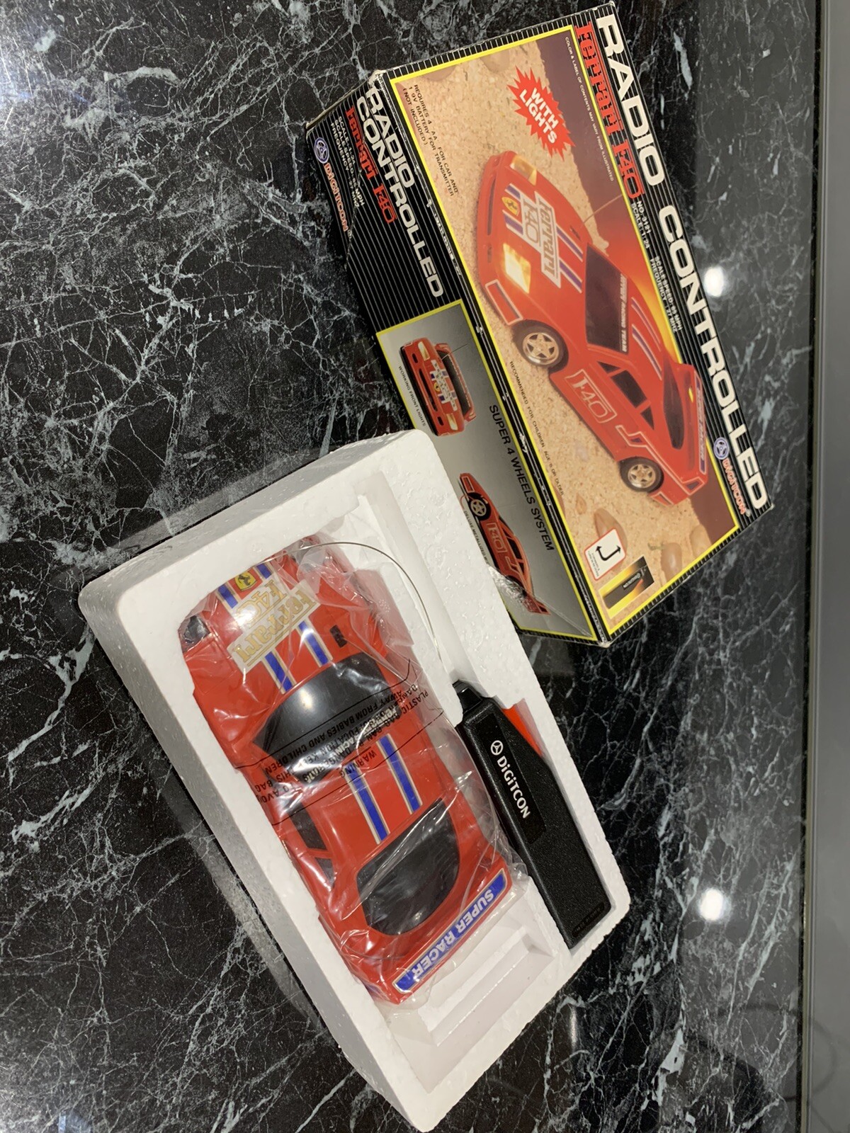 Vintage Digitcon Radio Controlled Ferrari F40 - in Original in box ...