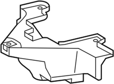 53115-35050 Toyota Bracket, radiator grille 5311535050, New Genuine OEM ...