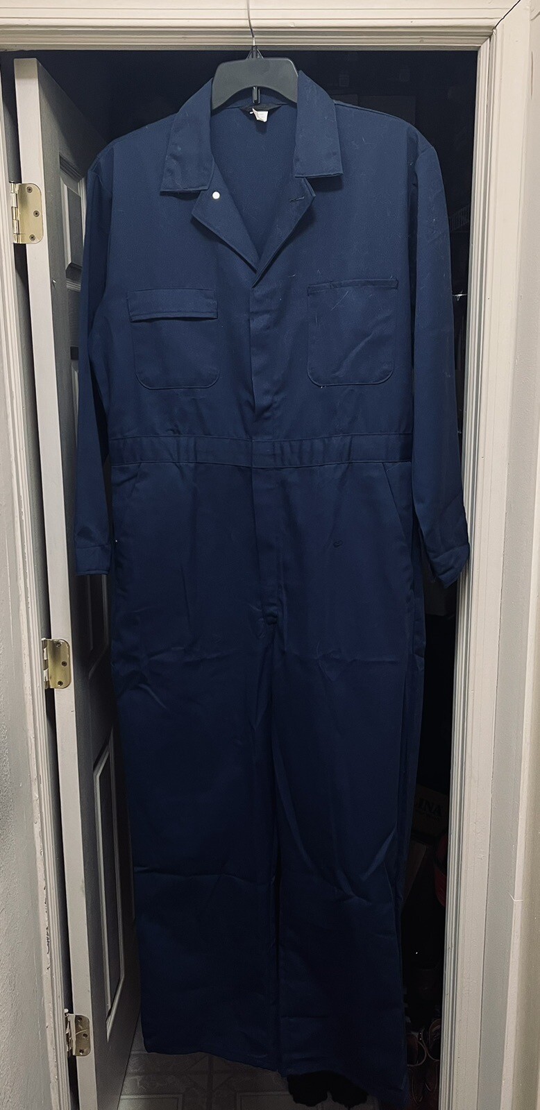 SEARS Tradewear 44R Square Pocket Blue Coveralls (H1 … - Gem