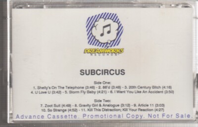 subcircus s/t cassette promo | eBay