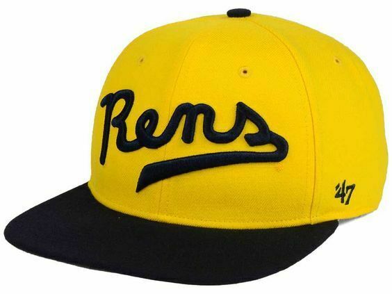 Harlem Rens Black Fives Negro Basketball League 47 Adjustable Snapback ...
