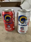 2 - 1992 Los Angeles Rams COCA COLA & DIET COKE CANS BOTTOM DRAINED ...