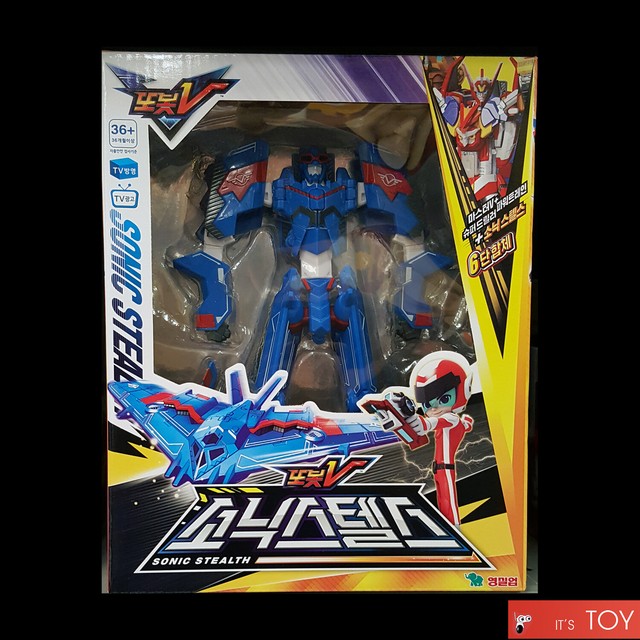 Tobot Sonic Stealth Blue Boomber Wing Transformer Robot Toy for Master ...
