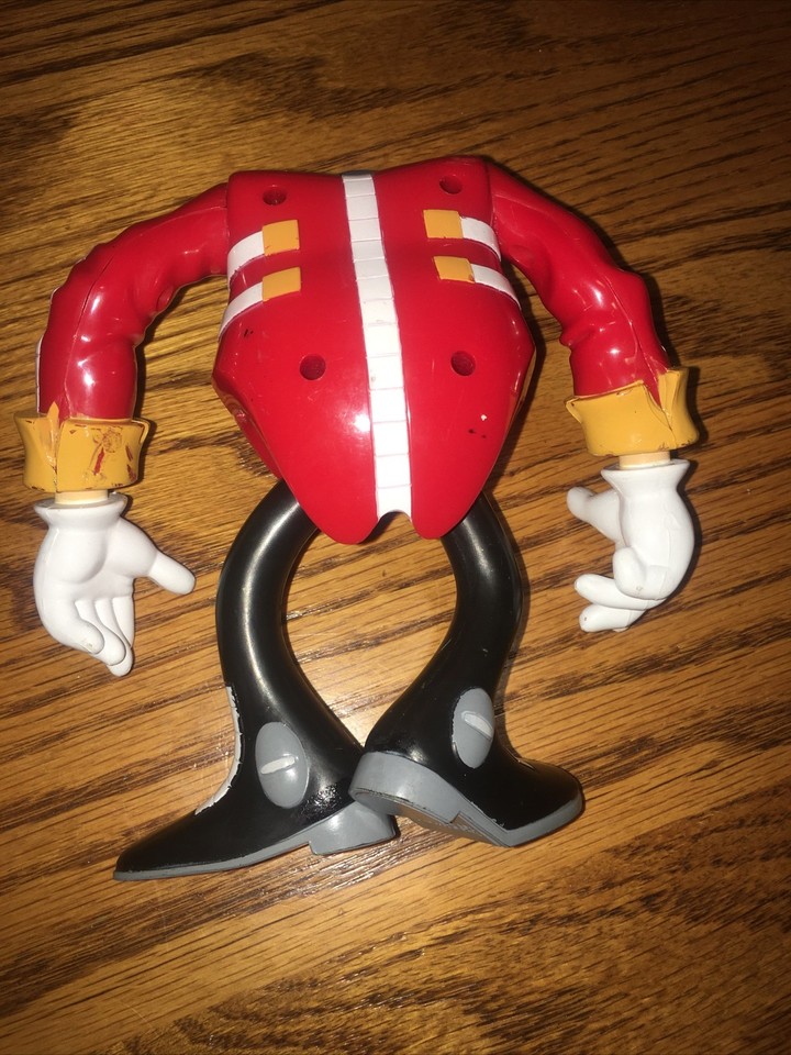 Toy Island SEGA 2000 Sonic X Dr. Eggman 6” Action Figure Missing ...