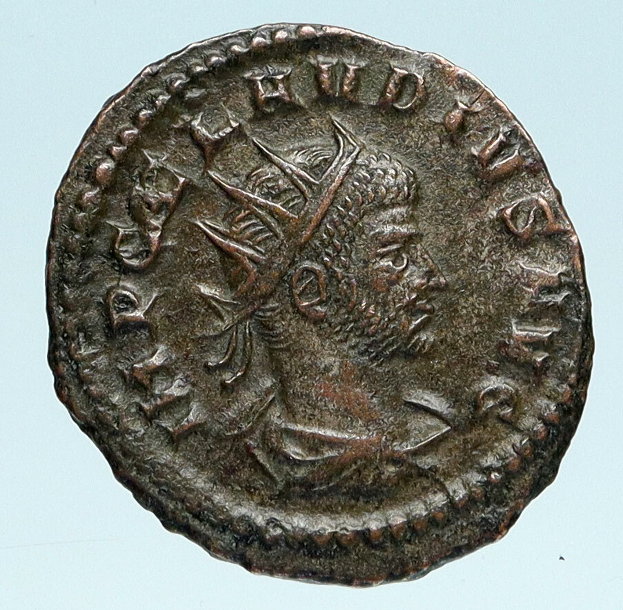 CLAUDIUS II Gothicus Authentic Ancient 268AD Antioch Roman Coin NEPTUNE ...