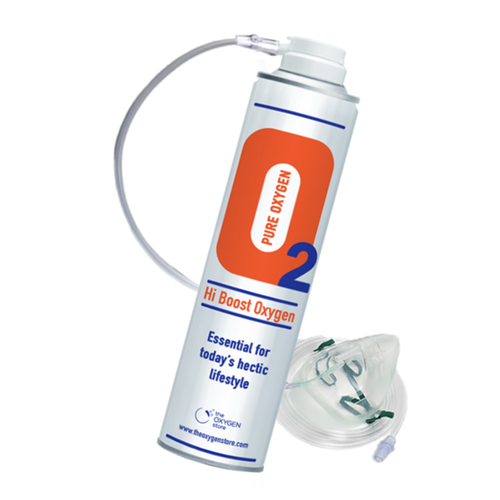 Oxygen In A Can 10 Litre With Mask Hi Pro Therapy 10L Canned O2 ...