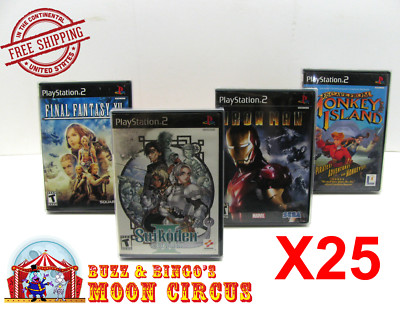 25X SONY PLAYSTATION PS2 CIB GAME - CLEAR PROTECTIVE BOX PROTECTORS ...