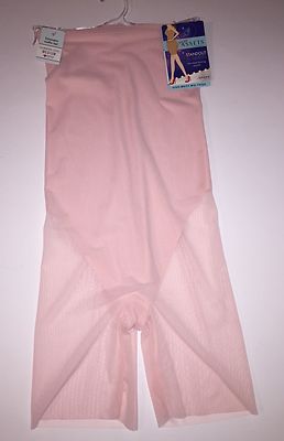 Spanx Shaper Pink High Waisted Mid Thigh Smoothing Assets Standout ...