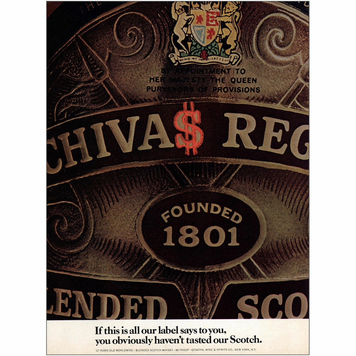 Chivas Regal 12 Label