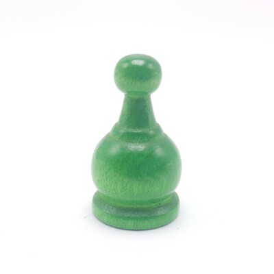 Parcheesi Green Pawn Token Replacement Game Piece Wooden Ludo Jue De ...