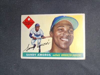 1955 Topps Baseball Sandy Amoros #75 | eBay
