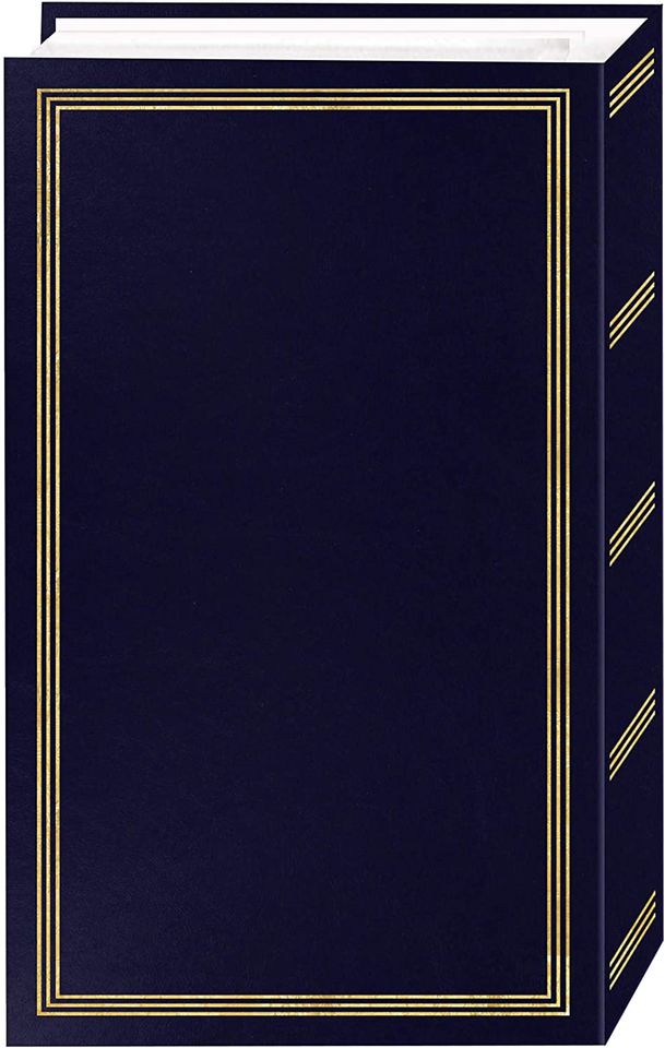 Pioneer Photo Albums STC-504 Navy Blue Photo Album, 504 Pockets 4"X6 ...