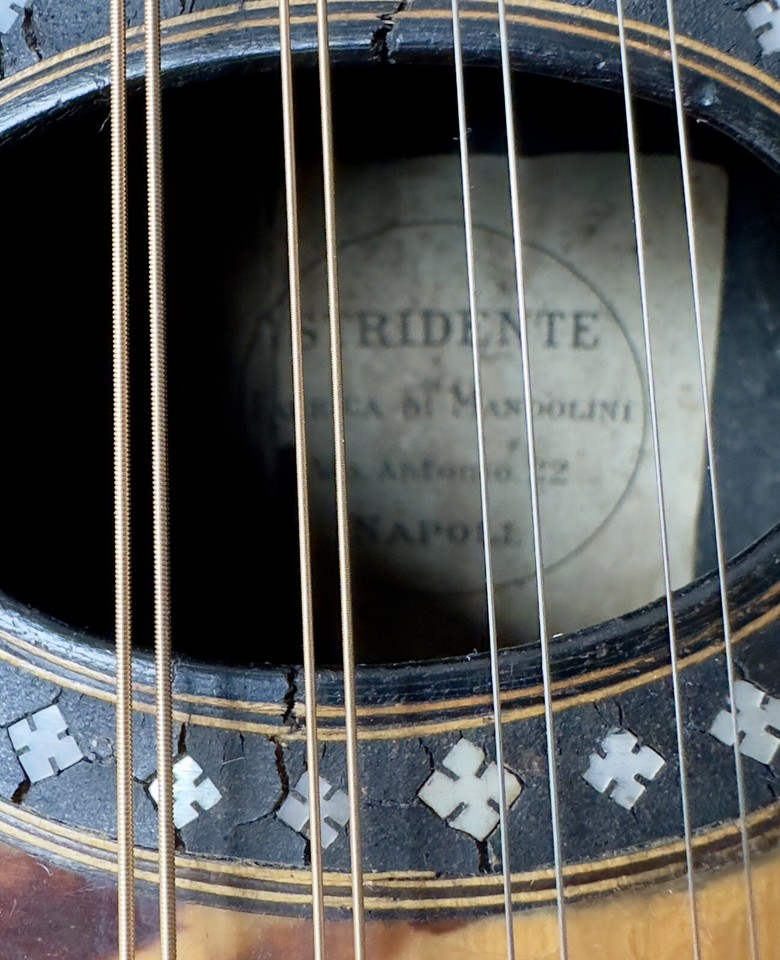 Antique Italian Fluted Bowl Back 8-String Mandolin By Stridente Naples ...