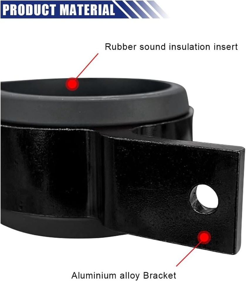 60mm Fuel Filter Mounting Bracket, Aluminum Alloy Fuel Pump Clamp ...