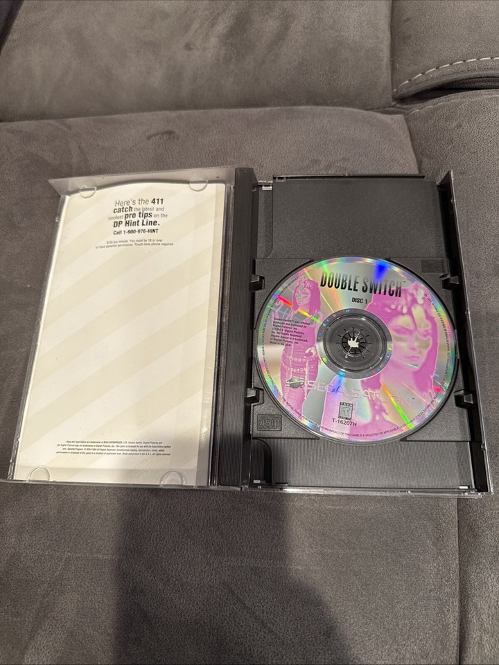 Sega Saturn Double Switch Long Box 2 Disc Complete | eBay