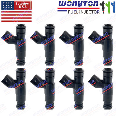 8 x OE FUEL INJECTORS FOR CHEVY GMC 5.3L 25326903, 12580426,FJ502 | eBay