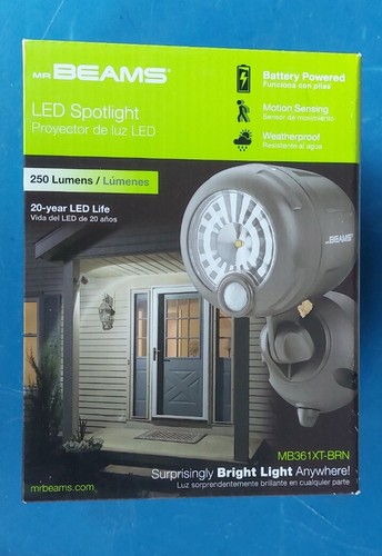 Mr. Beams MB360XT Wireless Battery Operated Outdoor Motion Sensor LED # ...