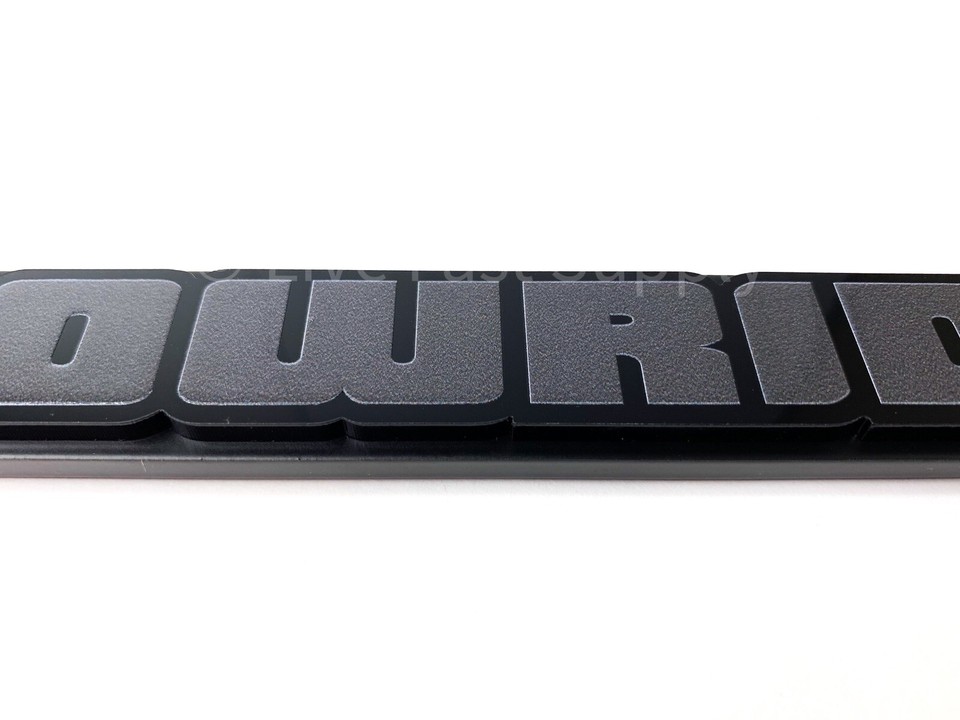 LOWRIDER License Plate Frame Gray w/ Black Outline Premium Matte | eBay