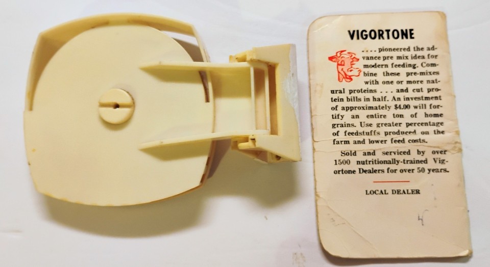 Vintage "VIGORTONE FEEDS" THERMOMETER & POCKET NOTEBOOK....COOL! | eBay