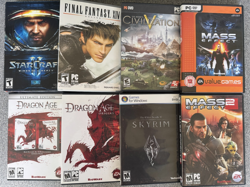 Lot of 9 Mixed PC CD Rom Software Games | eBay