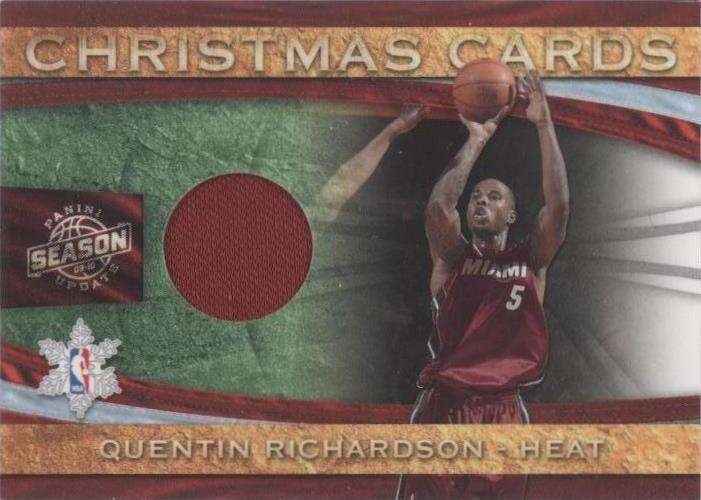 2009-10 Panini Season Update - Christmas Cards Materials Quentin ...