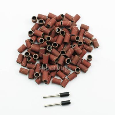 102pc 320Grit Sanding Band Drum Mandrel Sand Paper Drill Bit For Rotary ...