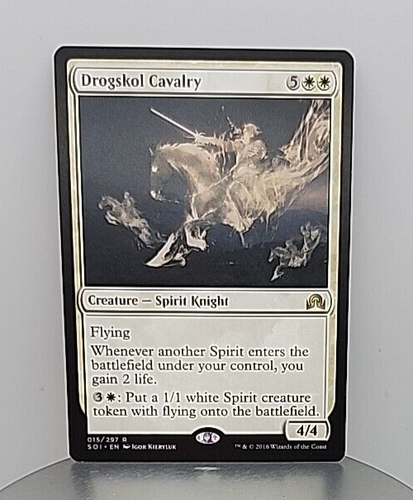 MTG Drogskol Cavalry Shadows Over Innistrad 015/297 Regular Rare | eBay
