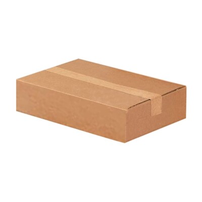 12x10x4 corrugated cardboard box for transport, easy to assemble, mail ...