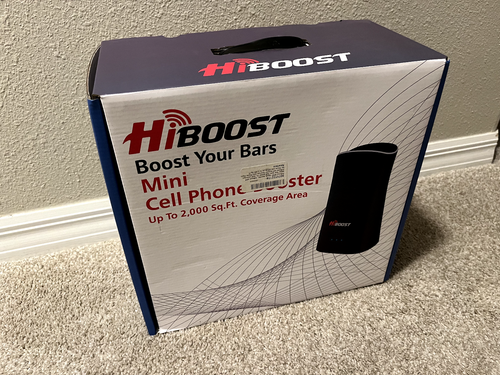 HiBoost Mini Cell Phone Signal Booster Kit | Model No. F08GI-5S-BTW for ...