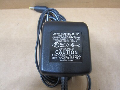 OEM Omron Healthcare Class 2 Transformer - Model HEM-ADPT1 - Output ...