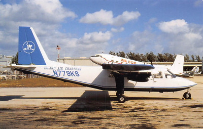 Airline Postcards Island Air Charter N779KS | eBay Australia