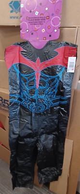Vintage 1997 Kids' Batman & ROBIN MOVIE Black Jumpsuit Only Halloween ...