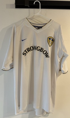 Leeds United England 2000/2002 Home Football Shirt Jersey Nike XXL ...