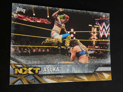 2017 Asuka Emma NXT Topps WWE Wrestling Card | eBay