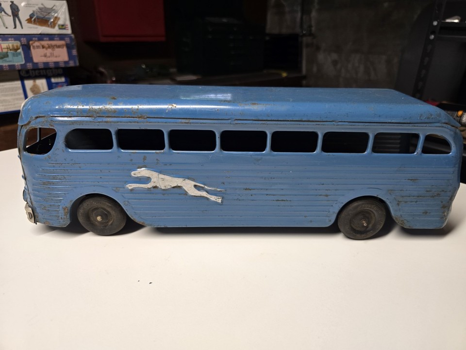 Vintage 1930's/1940's Keystone Toys Greyhound Bus Wind-Up Toy 18" | eBay
