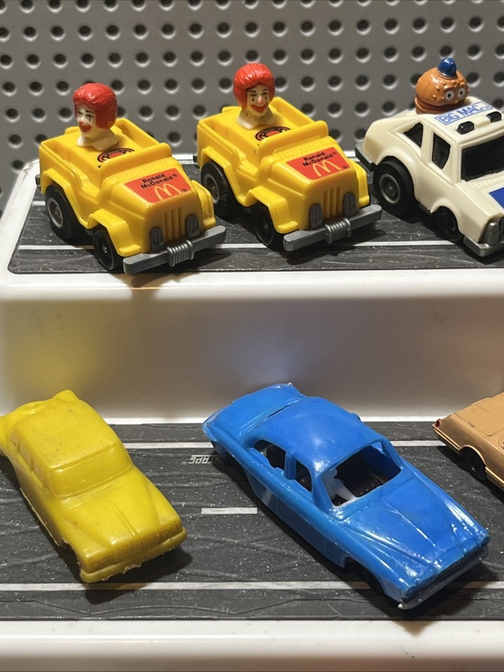 Vintage Miniature Plastic Cars & Trucks Lot Of 27 Vehicles: McDonald’s ...