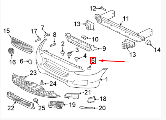 OEM Jaguar XE X760 Front Left Headlight Washer Cover Cap T4N5793LML ...