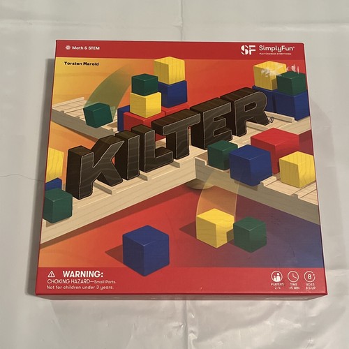 2012 KILTER -WOOD BLOCK EDUCATIONAL GAME 100% COMPLETE SIMPLYFUN ...