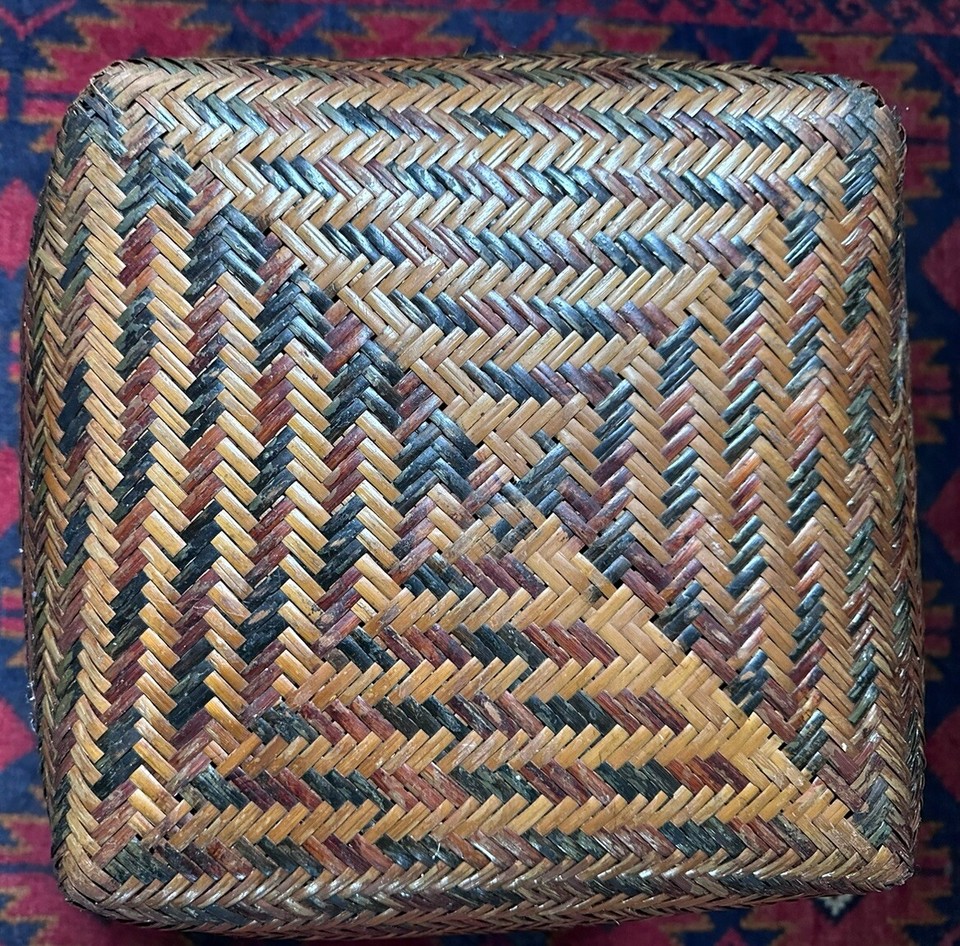 Cherokee River Cane? Woven Basket Vintage Native American Handmade ...