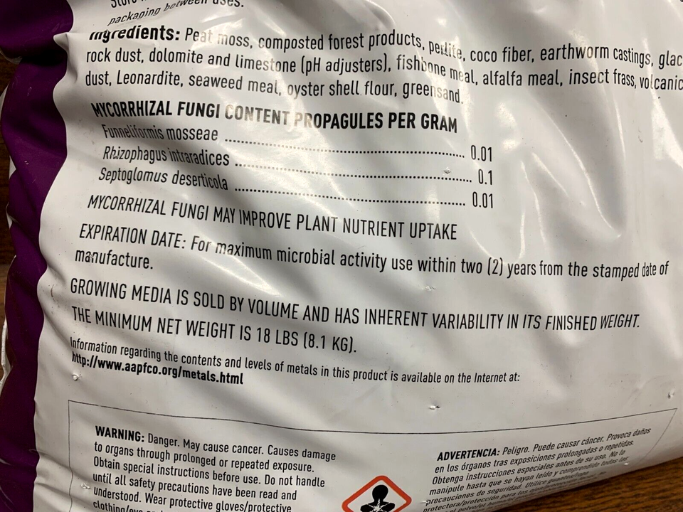 Gaia Green Organics Living Soil, Organic Potting Mix, 1.5 cu ft bag ...