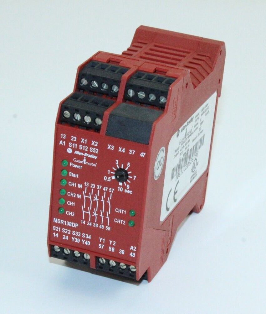 Allen-Bradley Guard Master Safety Relay MSR138DP Series B 440R-M23147 ...