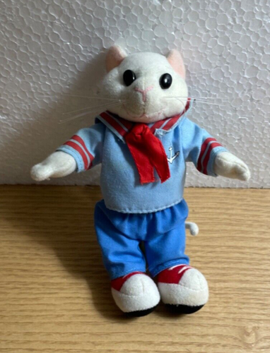 Vintage Stuart Little Plush Backpack Clip-On Keychain Sailor Suit w ...