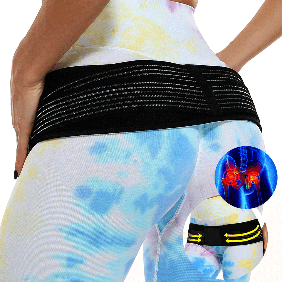 Pelvic Lower Back Hip Support Sacroiliac Belt Joint Pain Relief For ...
