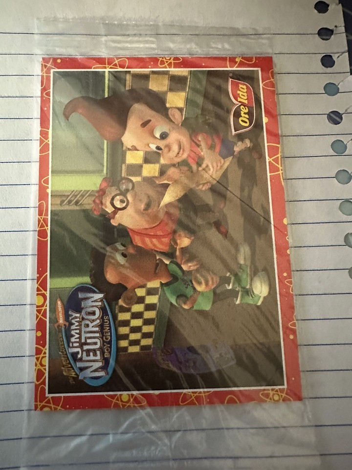 Jimmy Neutron Ore-Ida 2 Card Pack Original Packaging Sealed Mint 2002 ...