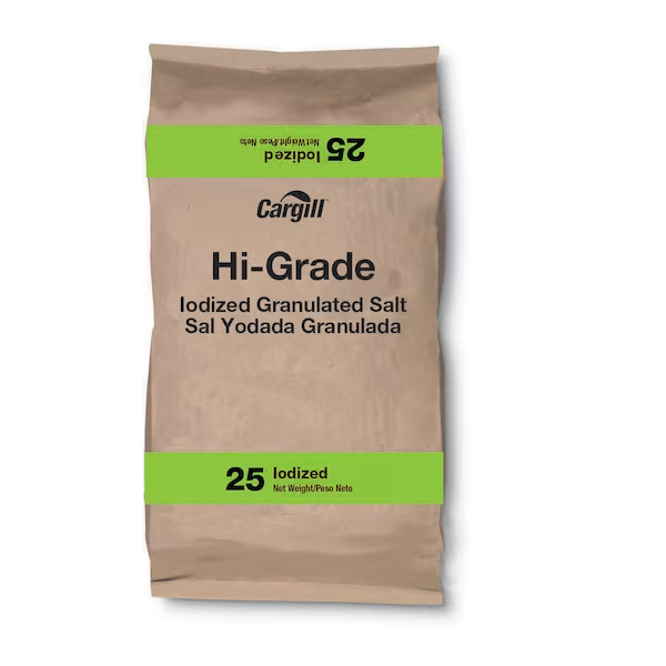 Cargill Diamond Crystal Iodized Hi Grade Evaporated Salt 25 Pound | eBay